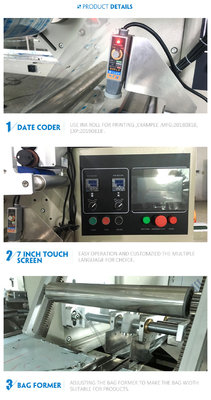 Horizontal packing machine , horizontal packaging machinery for popsicle