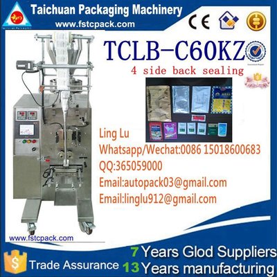 Automatic Sugar 3/4 Sides Sealing Packing Machine 5g Stick bag Packaging Machines