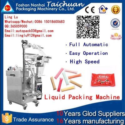 China supplier automatic ice pop ice candy ice lolly packing machine in business