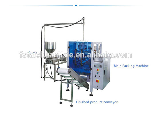 automatic milk yogurt ice-lolly barbeque sauce fruit syrup pouch packaging machine food packing machien