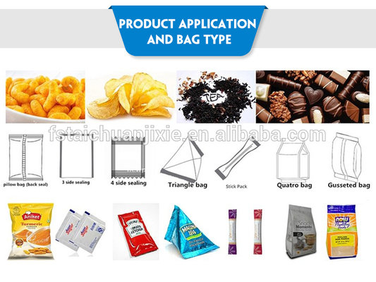 Full Automatic filling and sealing stainless steel sugar rice salt granule packing machine