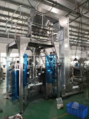 VFFS Automatic Feeding Quad Seal Bag Flour powder Packaging Machine