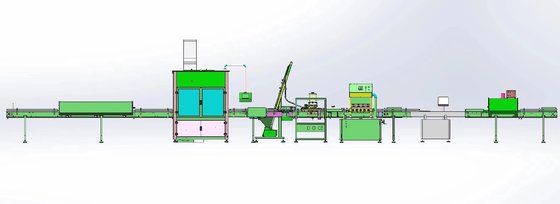 Taichuan factory price bottle/box filling vacuum capping labeling machine solution machine in business