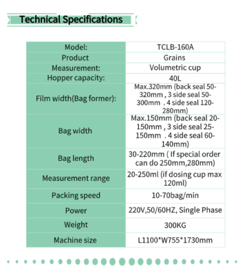 Supermaket Automatic potato chips/candy/green pean/cashew nut/peanuts Vertical Packing Machine