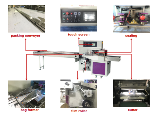 TAICHUAN Automatic Feeding System nipple Packing Machine masks packaging machine horizontal packing machine