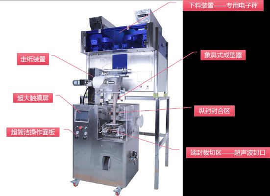 Automatic Tea-Sachet Round Bag Teabag Leaf Tea Pouch Sachet Filling Packing Machine for teabag