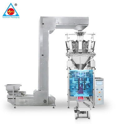 Small Pouch Sugar Sachet Salt Potato Chips Chinese Vertical Packing Machinery Popcorn Packaging Machine