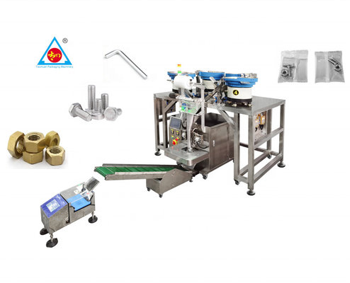 Automatic Screw and Plastic Dowel Set Counting and Small Bag Pouch Packing Machine