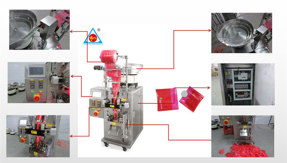 Automatic Screw and Plastic Dowel Set Counting and Small Bag Pouch Packing Machine