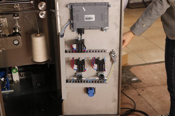 Tea bag packing machine and double chamber tea bag packing machine green tea bag packing machine