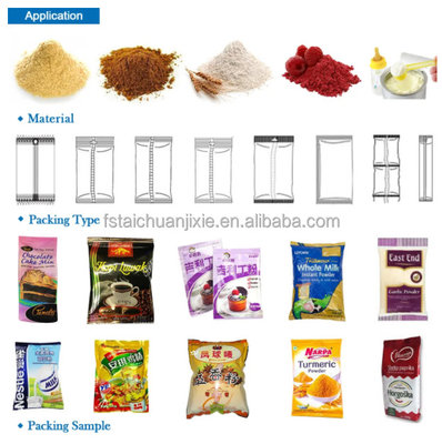 Easy to Use Small Sachet Chili Powder Packing Machine Red Chilli Powder Packing Machine
