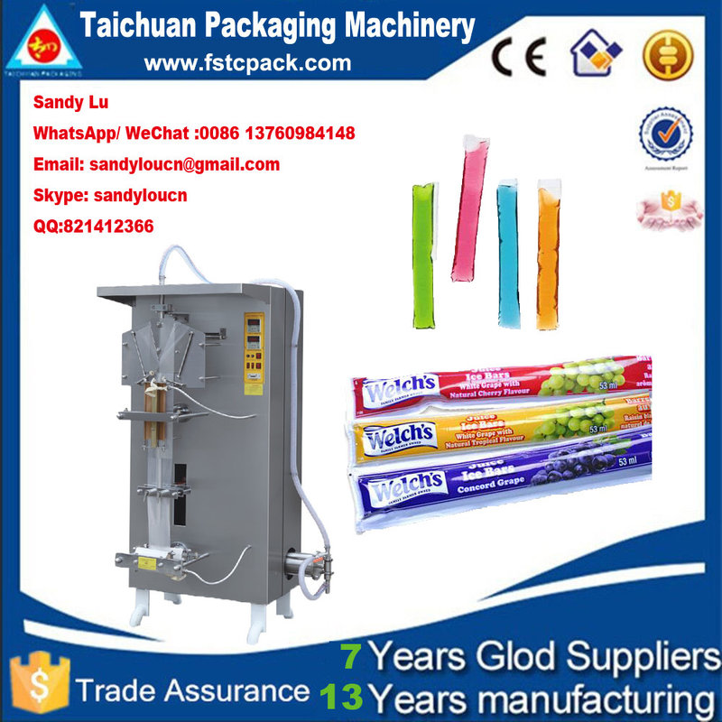 Freeze pops packaging machine, ice pops packaging machine,popsicle packing machine-hot sell