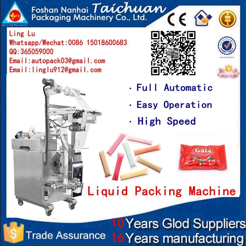 Automatic Multihead Filling Ice Pop/ice lolly/ soft bottle spray filling and sealing machine for Juice