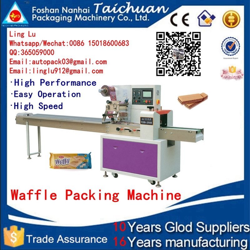 TCZB-250 Nitrogen Air Filling Cake Croissant Bread egg yolk pie Packing Machine factory price