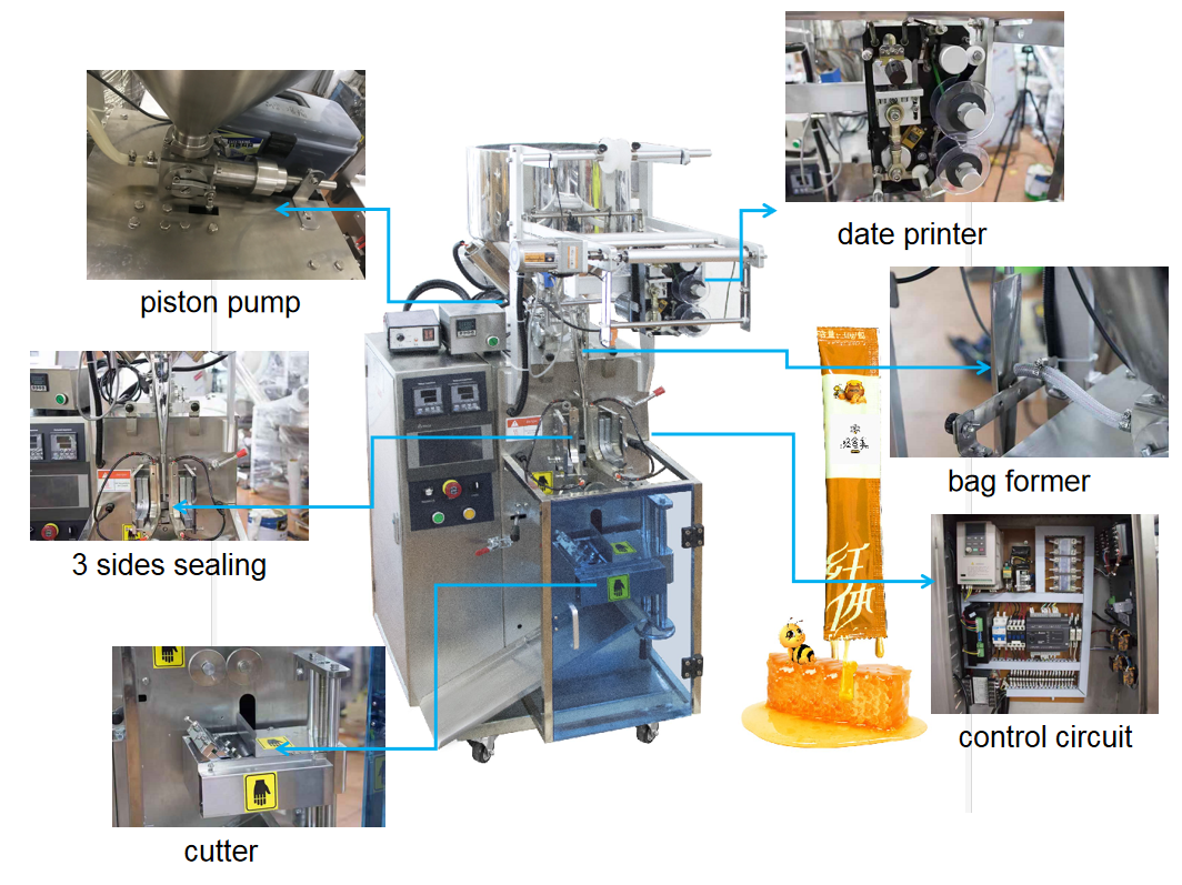 1-90ml tomato ketchup /fruit juice packing machine in small business ---TCLB-C60Y