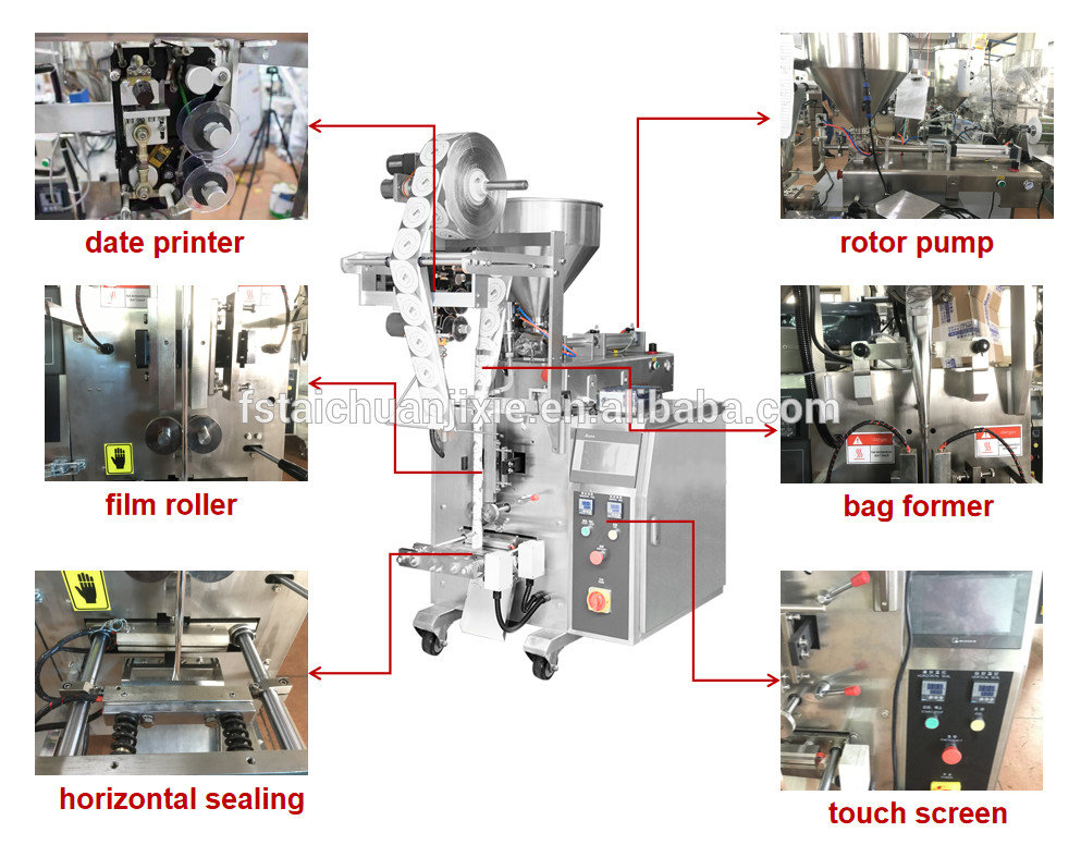 High speed fruit juice ice lolly packing machine jelly stick sachet ice pop packaging machine