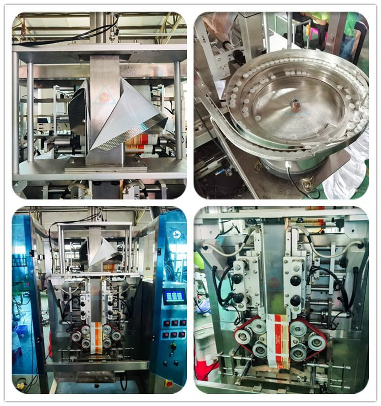CE quad stand up pouch filling and bagging sealing machine for flour food powder
