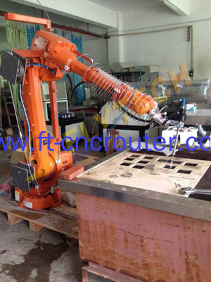 Latest 3D multipulate robot waterjet cutting machine