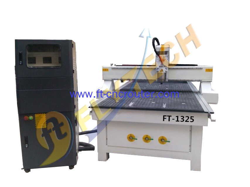 1325 3axis  cnc router for wood with vaccum table and T-slot table Ncstudio control