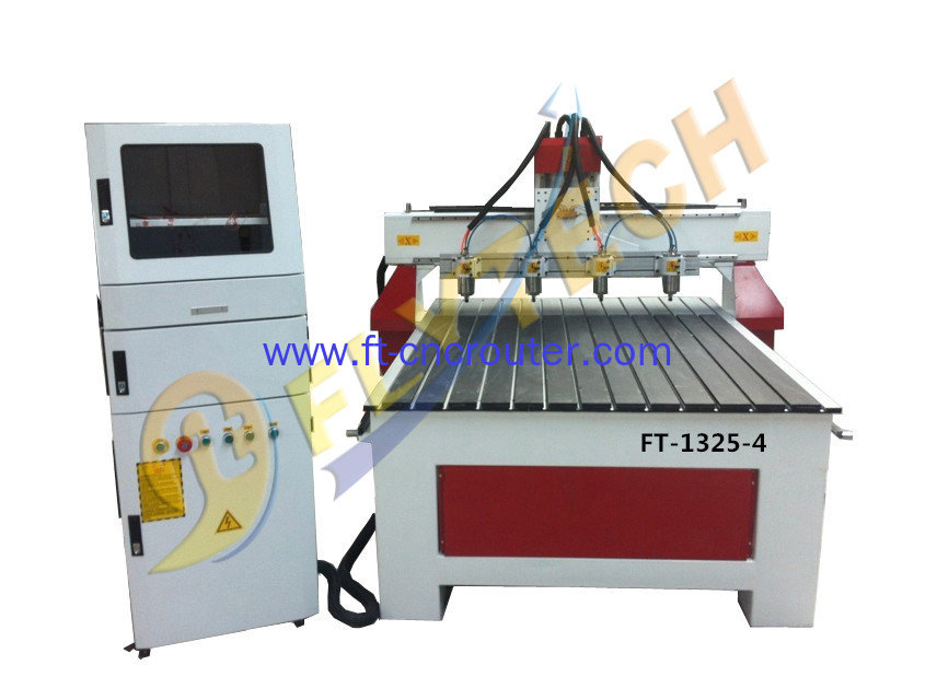 Wood router cnc 3D MDF engraving machine with four spindles factory price