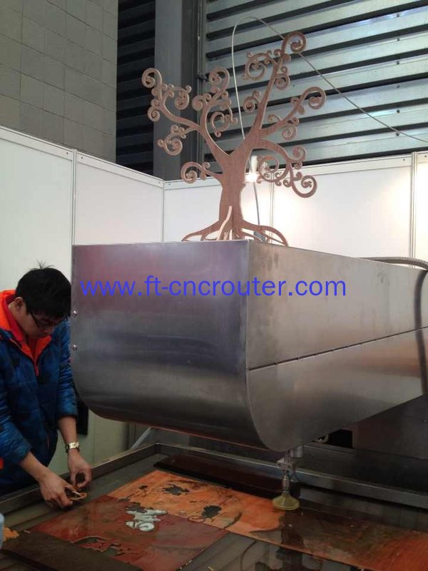factory price water jet cutting machine with imported direct drive pump