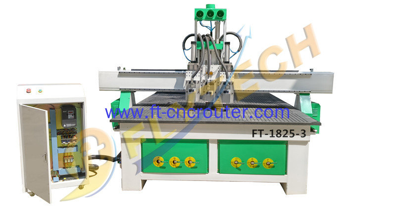 New 3 pneumatic cylinder woodworking CNC Router with DSP control system made in 2014