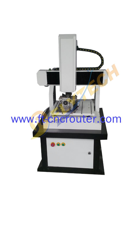 Small size 4040 4 axis cnc router machine with movable table