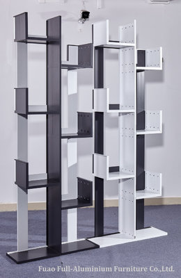 Modern All Aluminum Living Room Furniture Decorative Display Bookcases Shelf