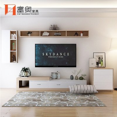 All Aluminum Living Room Furniture Metal TV Bench Cabinet Stands