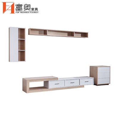 All Aluminum Living Room Furniture Metal TV Bench Cabinet Stands