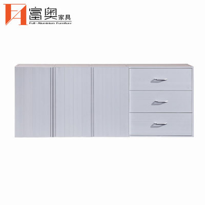 Living Room Cabinet Furniture All Aluminum Storage Side Cabinet