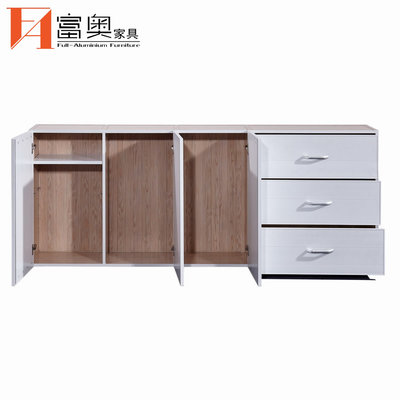 Living Room Cabinet Furniture All Aluminum Storage Side Cabinet