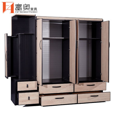Full Aluminum Bedroom Furniture All Aluminum Combined Wardrobe