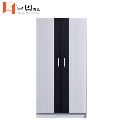 Simple Metal Clothing Armoire Bedroom Furniture All Aluminium Wardrobe