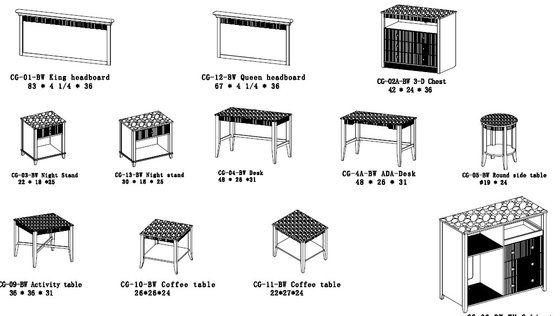 5-star hotel furniture BW-200