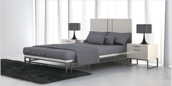 Metal&amp;melamine  hotel furniture HF-09