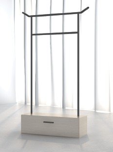 Metal&amp;melamine  hotel furniture HF-09