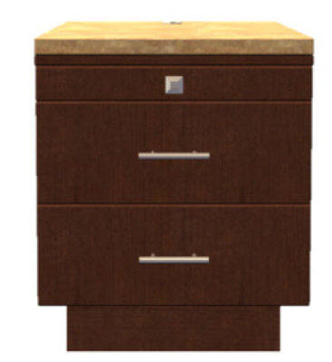 Wooden hotel furniture stone top night stand/bed side table NT-0006