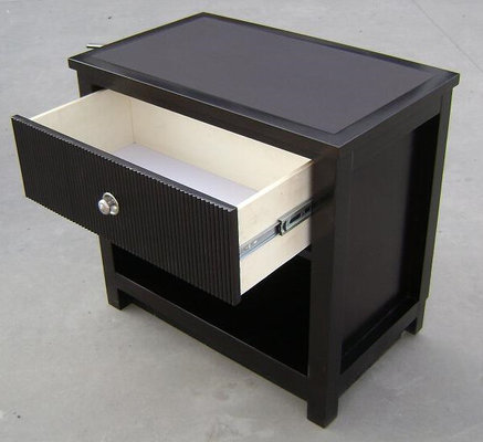 Wooden hotel furniture stone top night stand/bed side table NT-0010