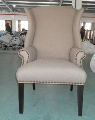 wooden frame fabric/PU dining chair A-521
