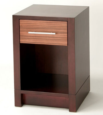 Wooden 5-star hotel furniture stone top night stand/bed side table NT-0014