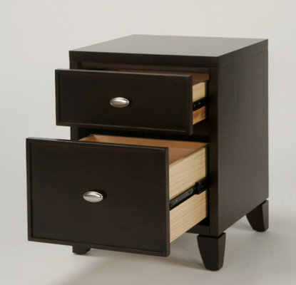Wooden 5-star hotel furniture stone top night stand/bed side table NT-0015