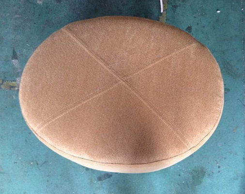 fabric wooden ottoman OT-0001