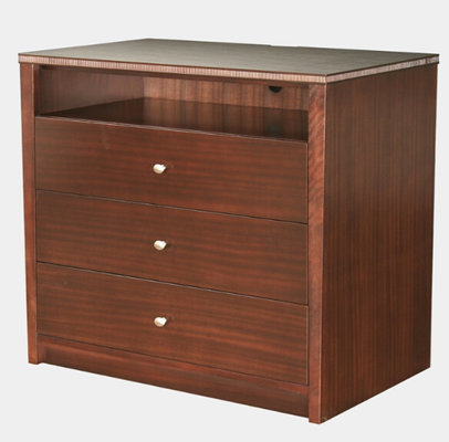 wooden 5-star hotel bedroom furniture,dresser/chest /TV cabinet DR-0019