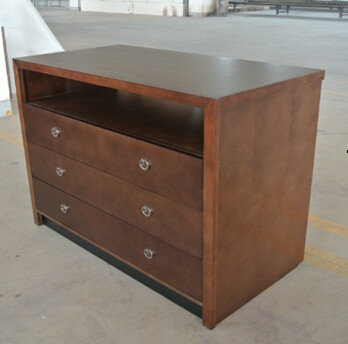 wooden 5-star hotel bedroom furniture,dresser/chest /TV cabinet DR-0020