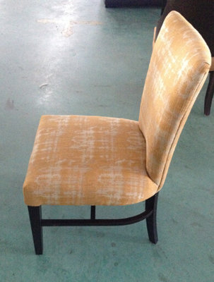 wooden frame fabric/PU dining chair DC-0008