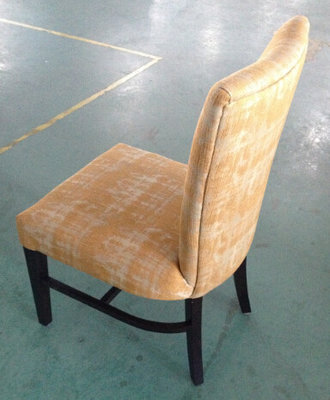 wooden frame fabric/PU dining chair DC-0008