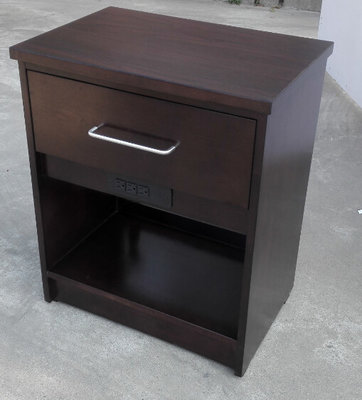 Wooden 5-star hotel furniture stone top night stand/bed side table NT-0023