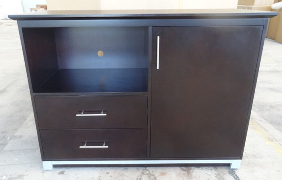 wooden 5-star hotel bedroom furniture,dresser/chest /TV cabinet /fridge cabinetDR-0024