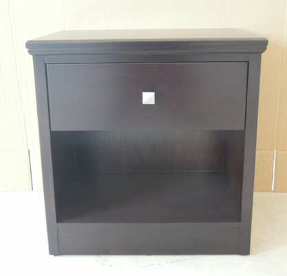 Wooden Simple design hotel furniture HPL top night stand/bed side table NT-0028